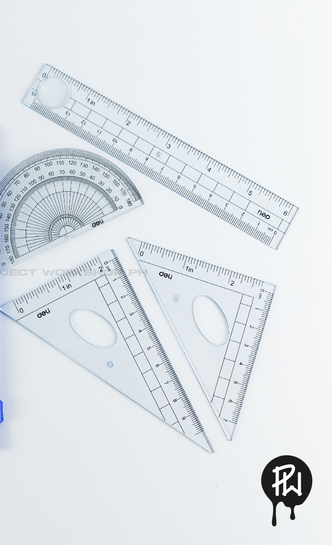 Drafting Ruler Set, 4pcs – Project Workshop PH