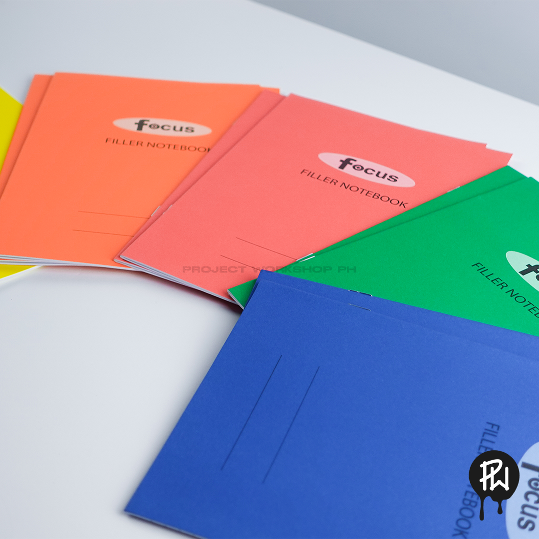 Focus Filler Notebook A5 25pcs Set – Project Workshop PH