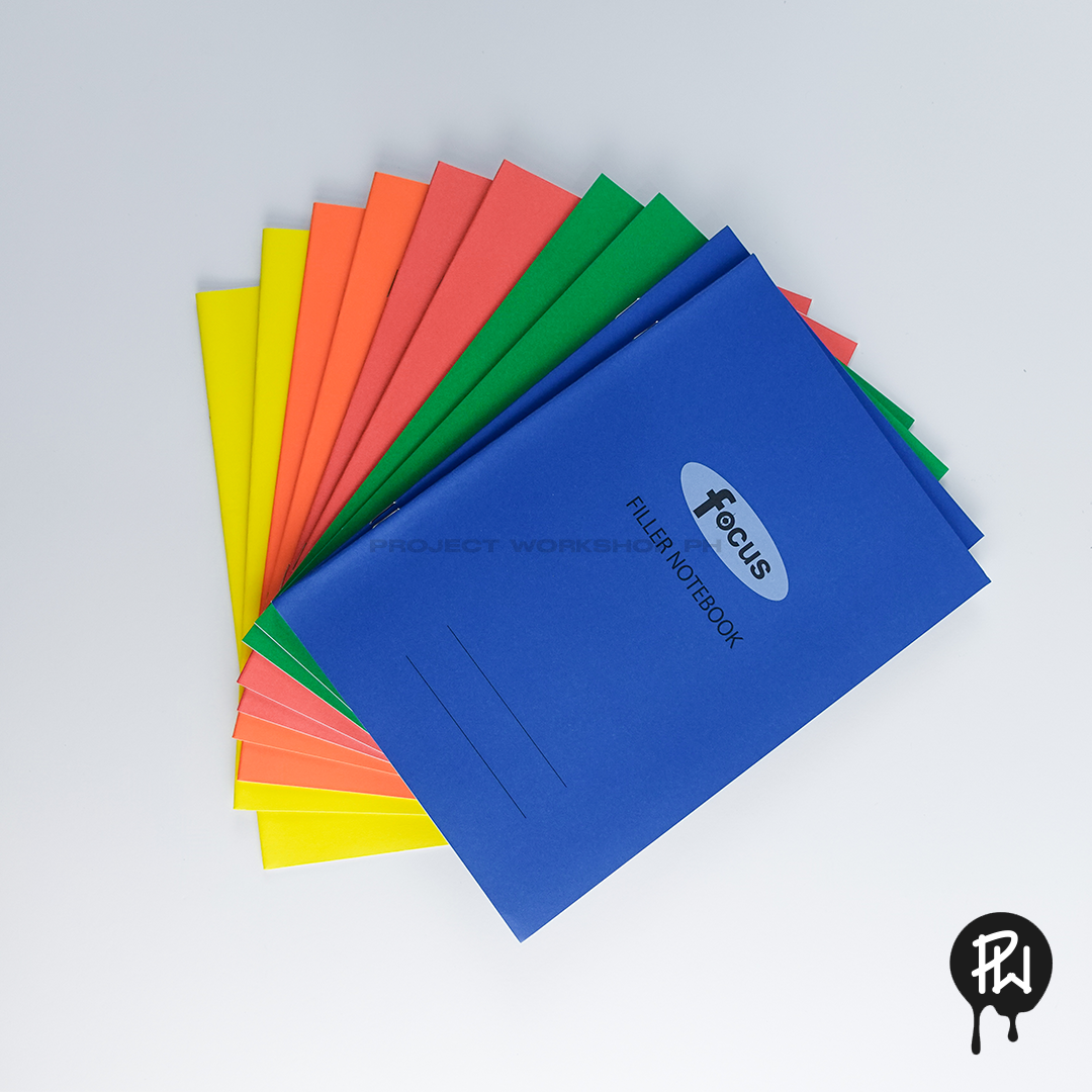 Focus Filler Notebook A5 25pcs Set – Project Workshop PH