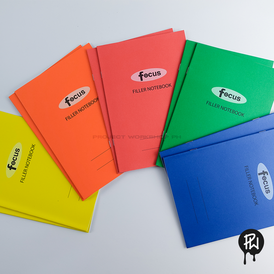 Focus Filler Notebook A5 25pcs Set – Project Workshop PH