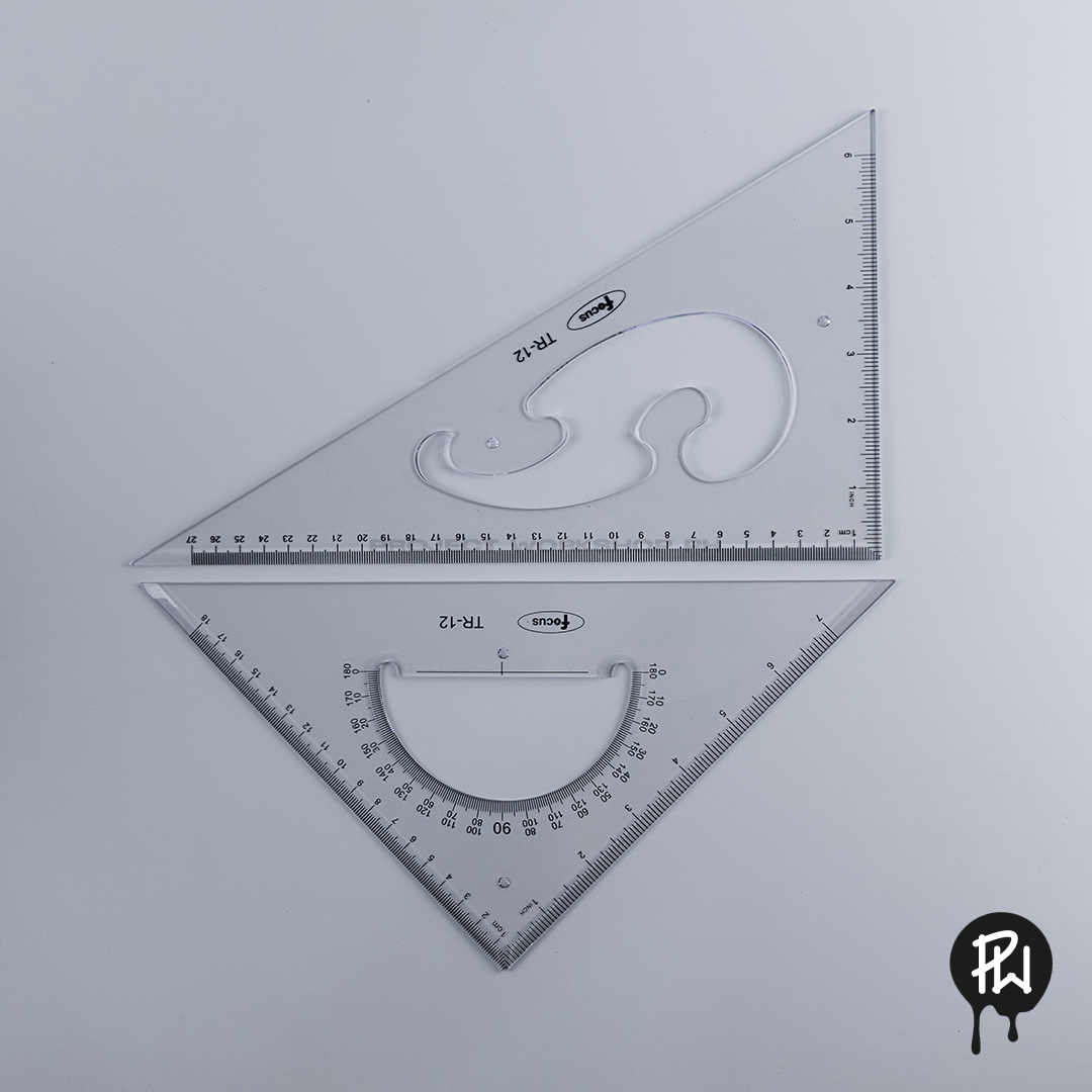 Focus Triangle Set 45/45, 30/60 (10”, 12") – Project Workshop PH