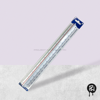 Staedtler Triangular Scale ruler (1:100, 1:200, 1:250, 1:300, 1:400, 1 ...