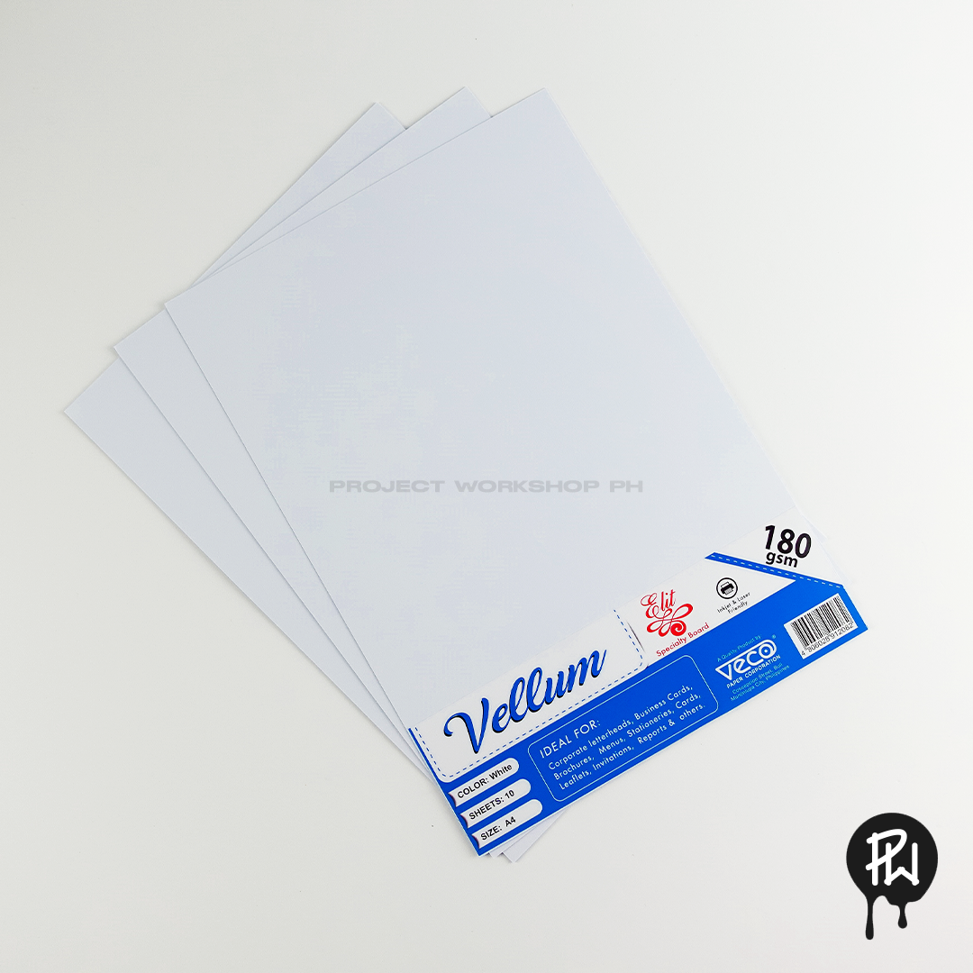 Veco Elit Vellum Board 180gsm or 220gsm (10pcs/pack) – Project Workshop PH