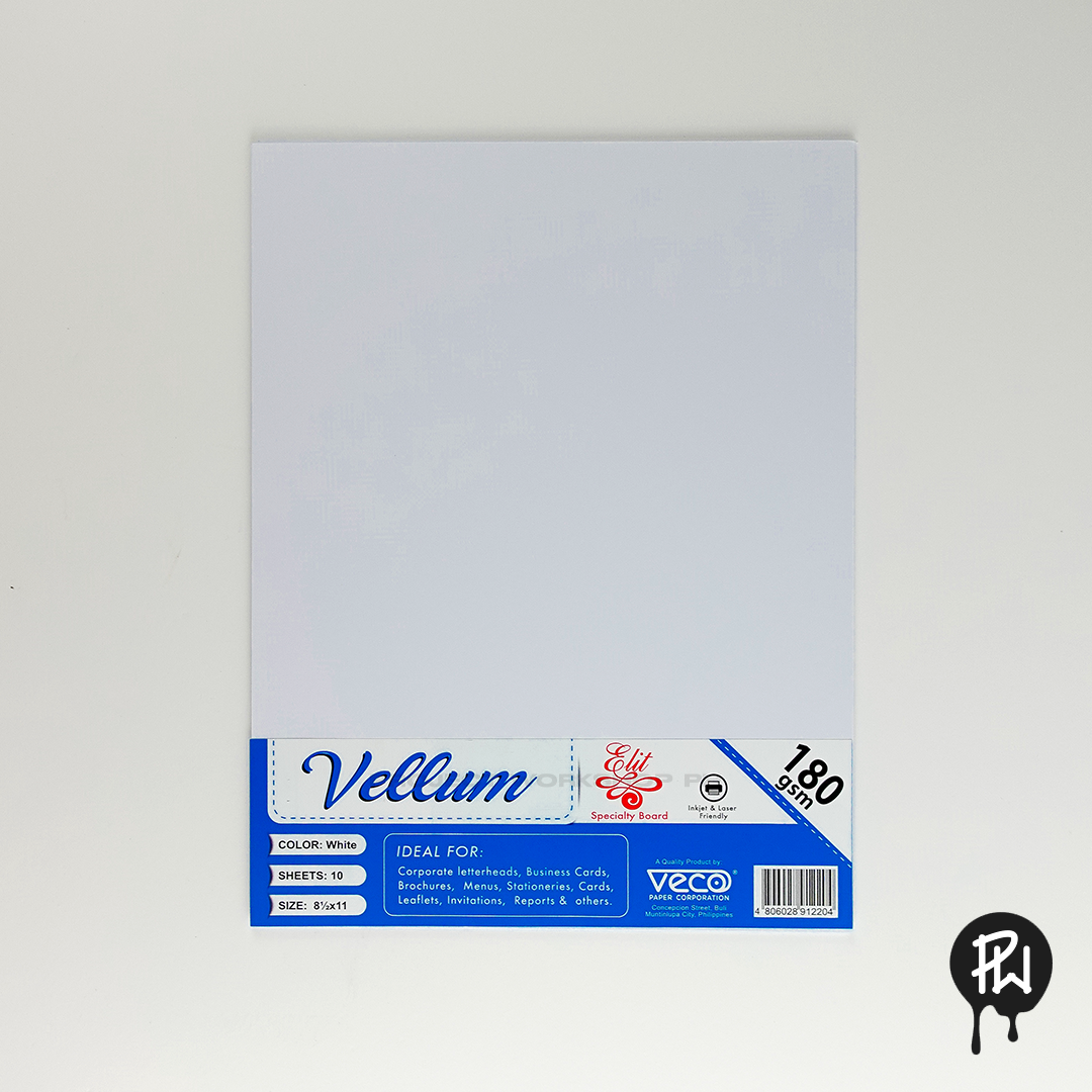 Veco Elit Vellum Board 180gsm or 220gsm (10pcs/pack) – Project Workshop PH