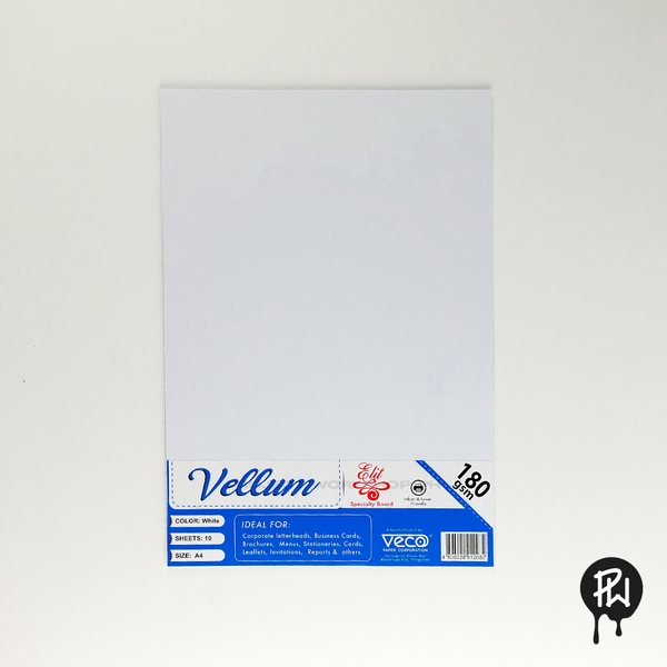 Veco Elit Vellum Board 180gsm or 220gsm (10pcs/pack) – Project Workshop PH