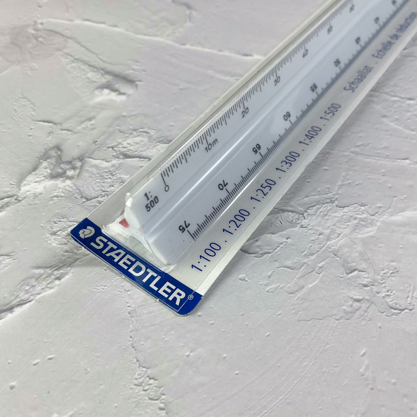 Staedtler Triangular Scale ruler (1:100, 1:200, 1:250, 1:300, 1:400, 1 ...